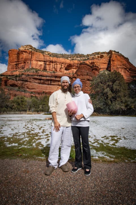 Sedona Crystal Temple - Sound Healing - Crystal Singing Bowl